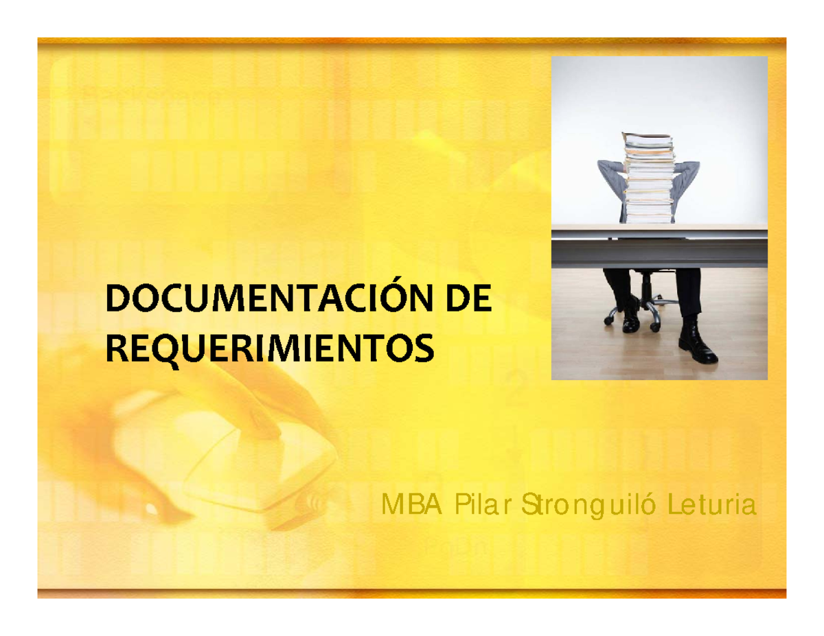 06-Documentación De Requisitos - Ó DOCUMENTACIÓN DE ...