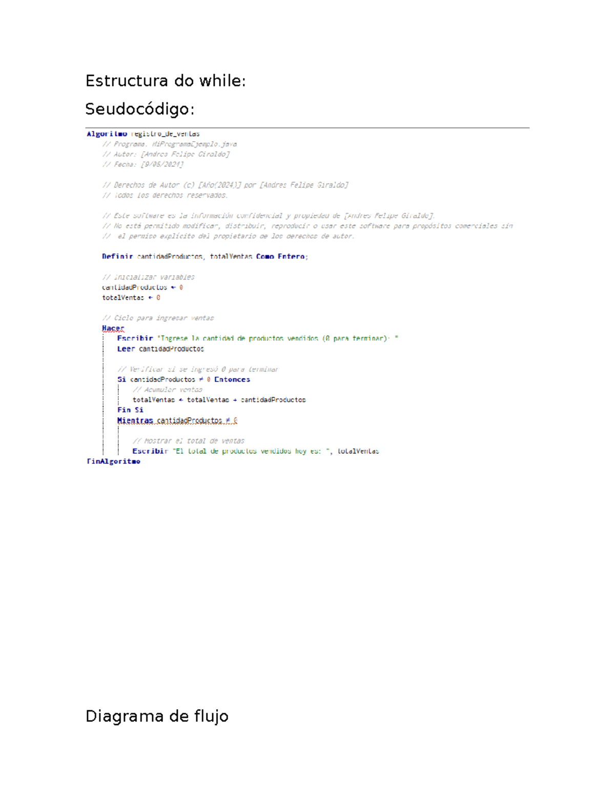 Estructura do while - Quimica LABORATORIO GRADO 11 LIBERACION DE SALES ...