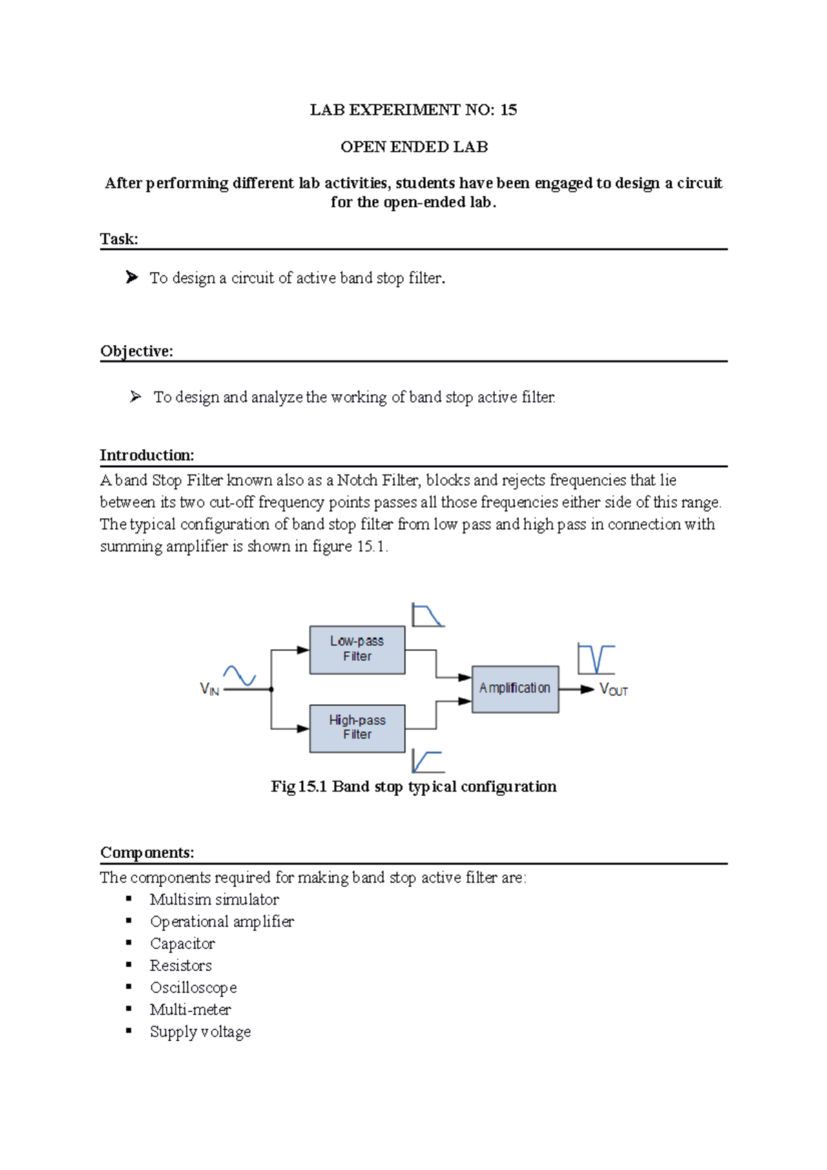 1699898995705 oel es by ms - LAB EXPERIMENT NO: 15 OPEN ENDED LAB After ...