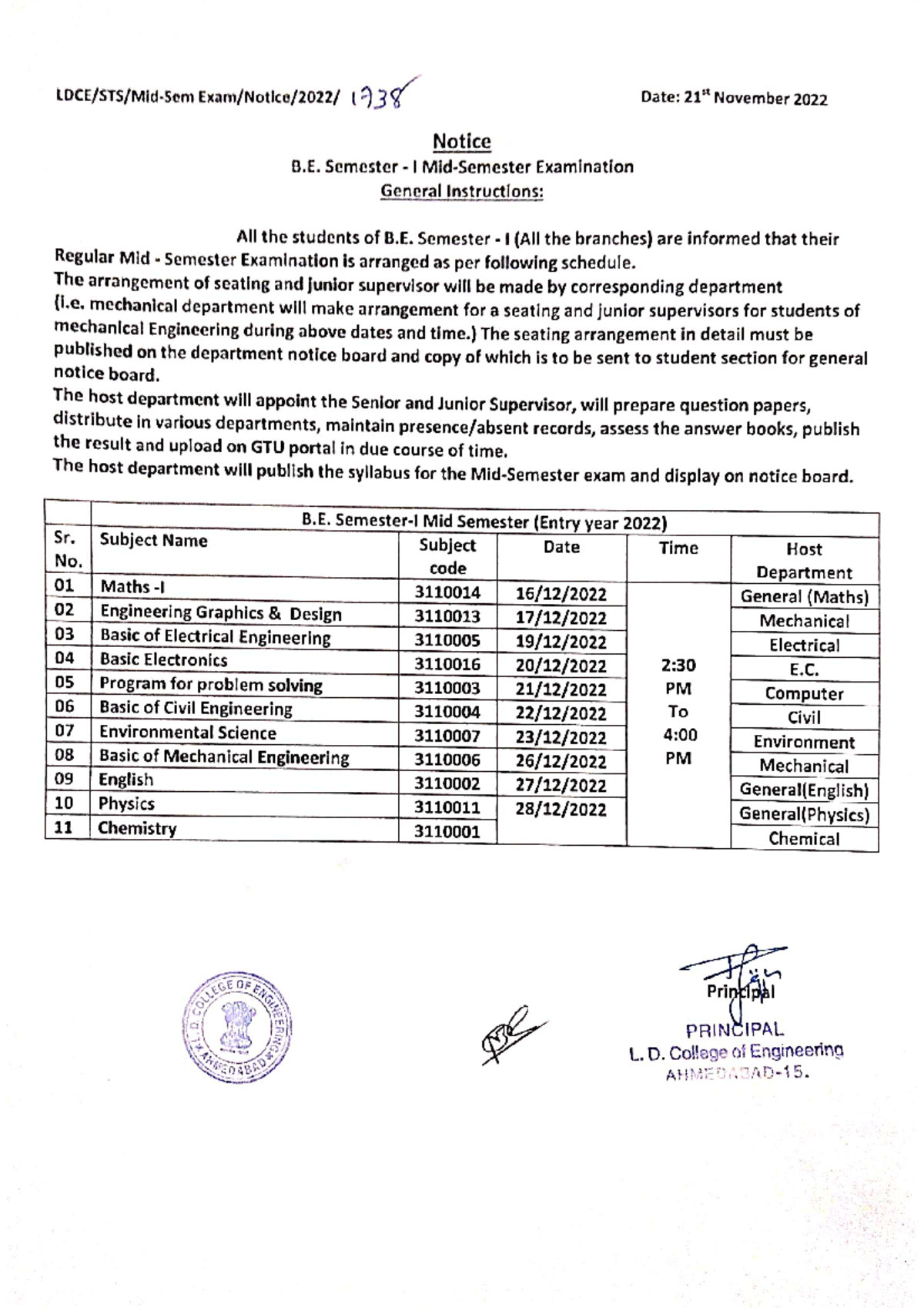 B.E. 1st year Mid-Sem - Engineering drawing - Studocu