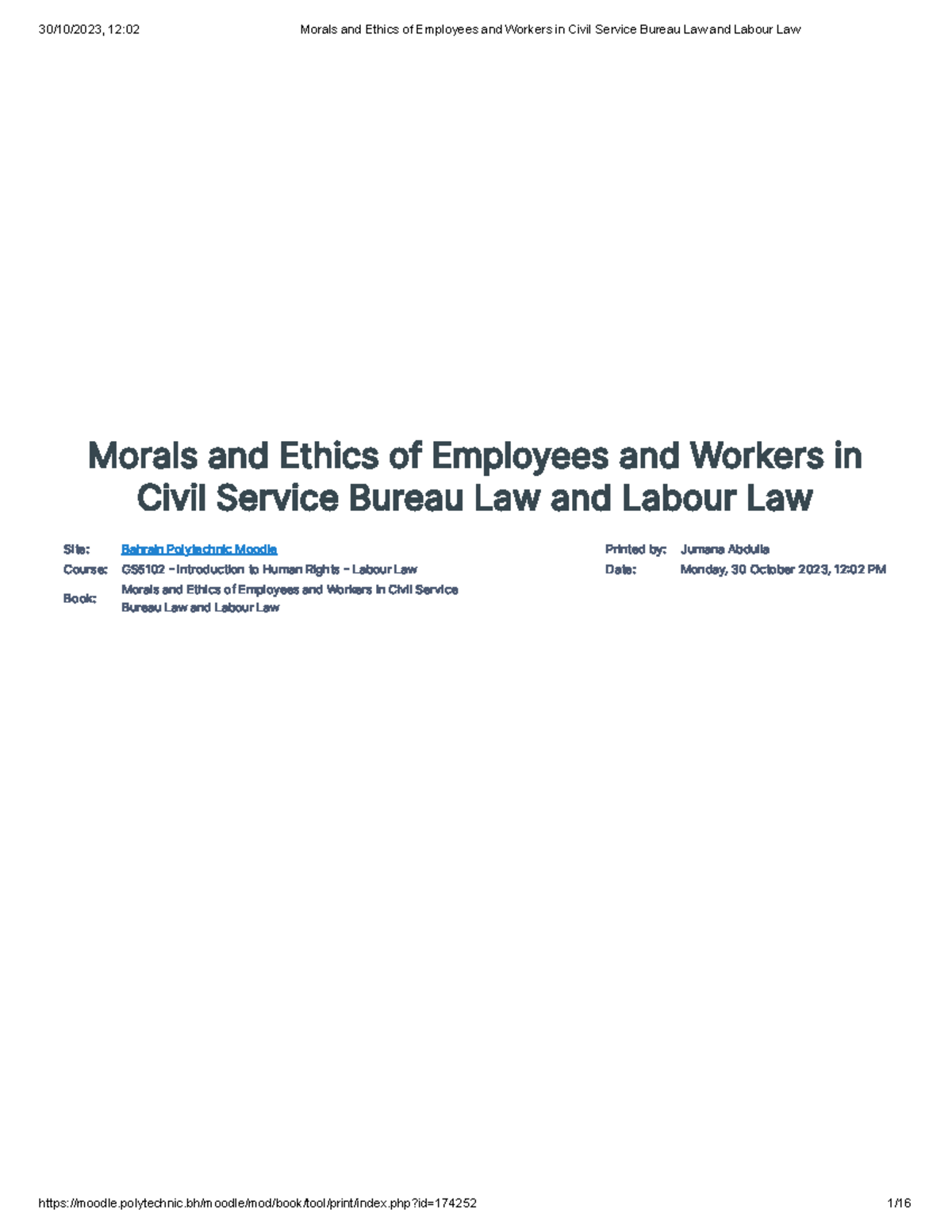 Session 7 - 122 - Morals and Ethics of Employees and Workers in Civil ...
