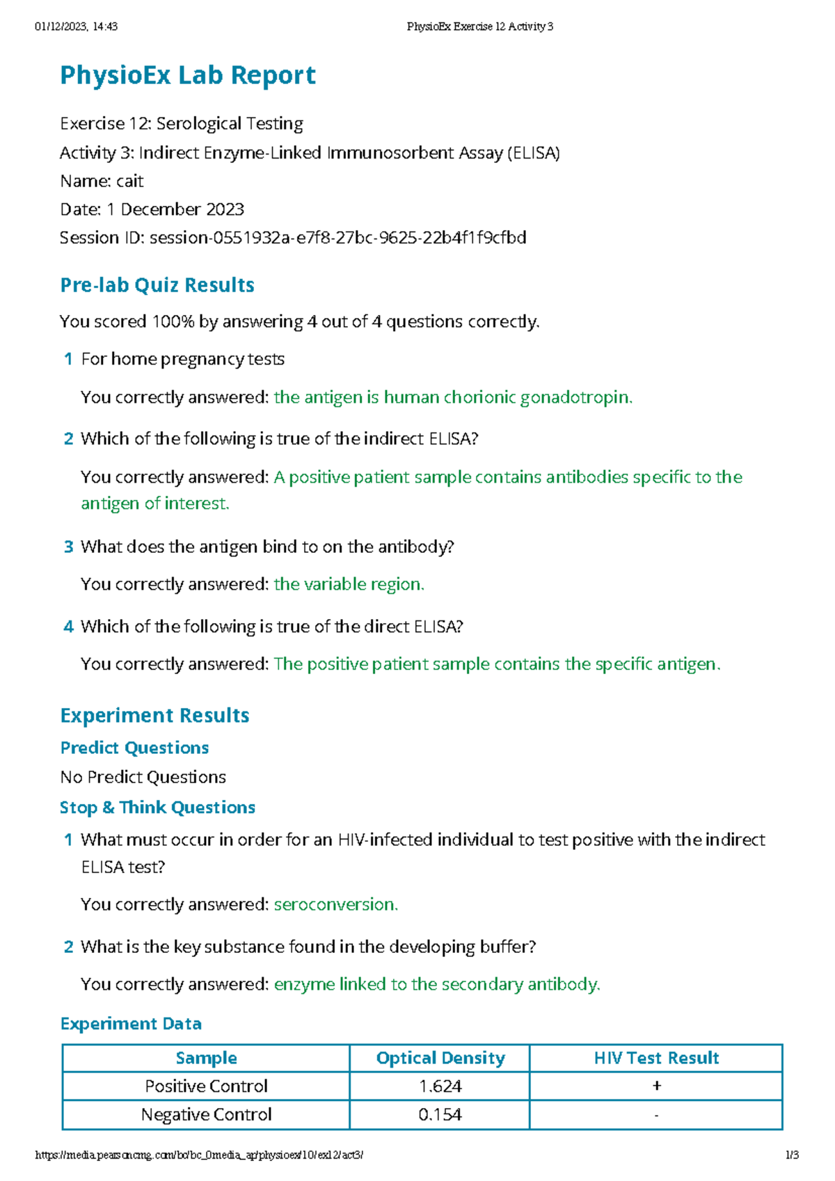 Physio Ex Exercise 12 Activity 3 - pearsoncmg/bc/bc_0media_ap/physioex ...