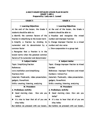 Water Cycle DLP - DETAILED LESSON PLAN School: CATBANGEN CENTRAL SCHOOL ...