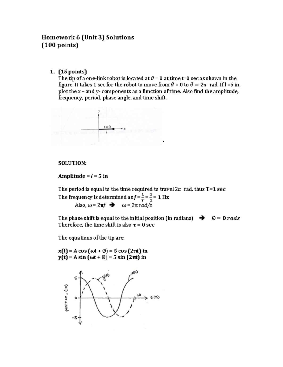 Homework 6 (Unit 3) Solutions - Homework 6 (Unit 3) Solutions (100 ...