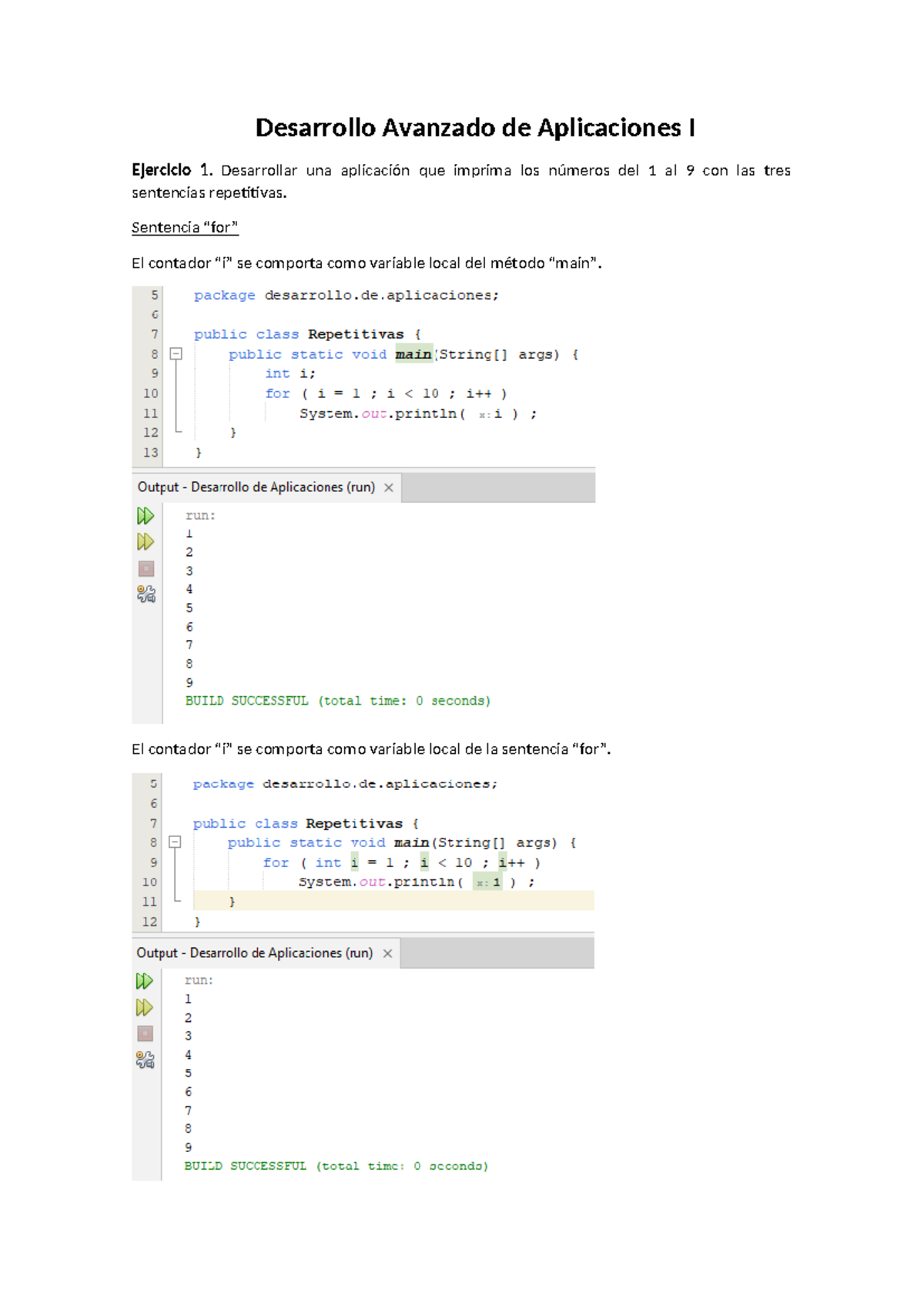 Ejercicios Tema 4 - java - Desarrollo Avanzado de Aplicaciones I ...