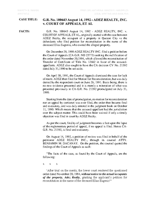 Proof OF Service - PROOF OF SERVICE Server’s Name: First Name Last Name ...