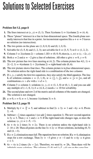 Ch01 - Introduction to Linear Algebra, Fifth Edition by Gilbert Strang ...