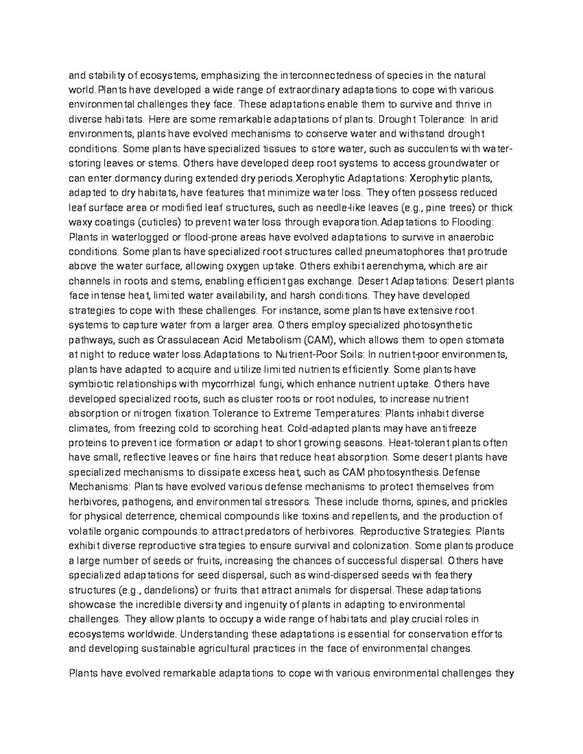 Biology-11 - Notes - and stability of ecosystems, emphasizing the ...