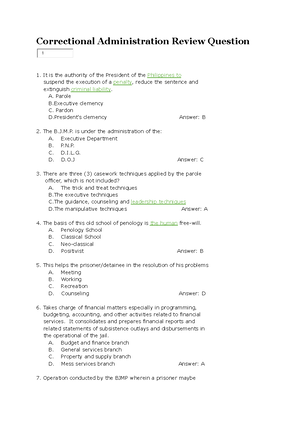 Civil service reviewer - EXAMINEES DESCRIPTIVE QUESTIONNAIRE TEST ...
