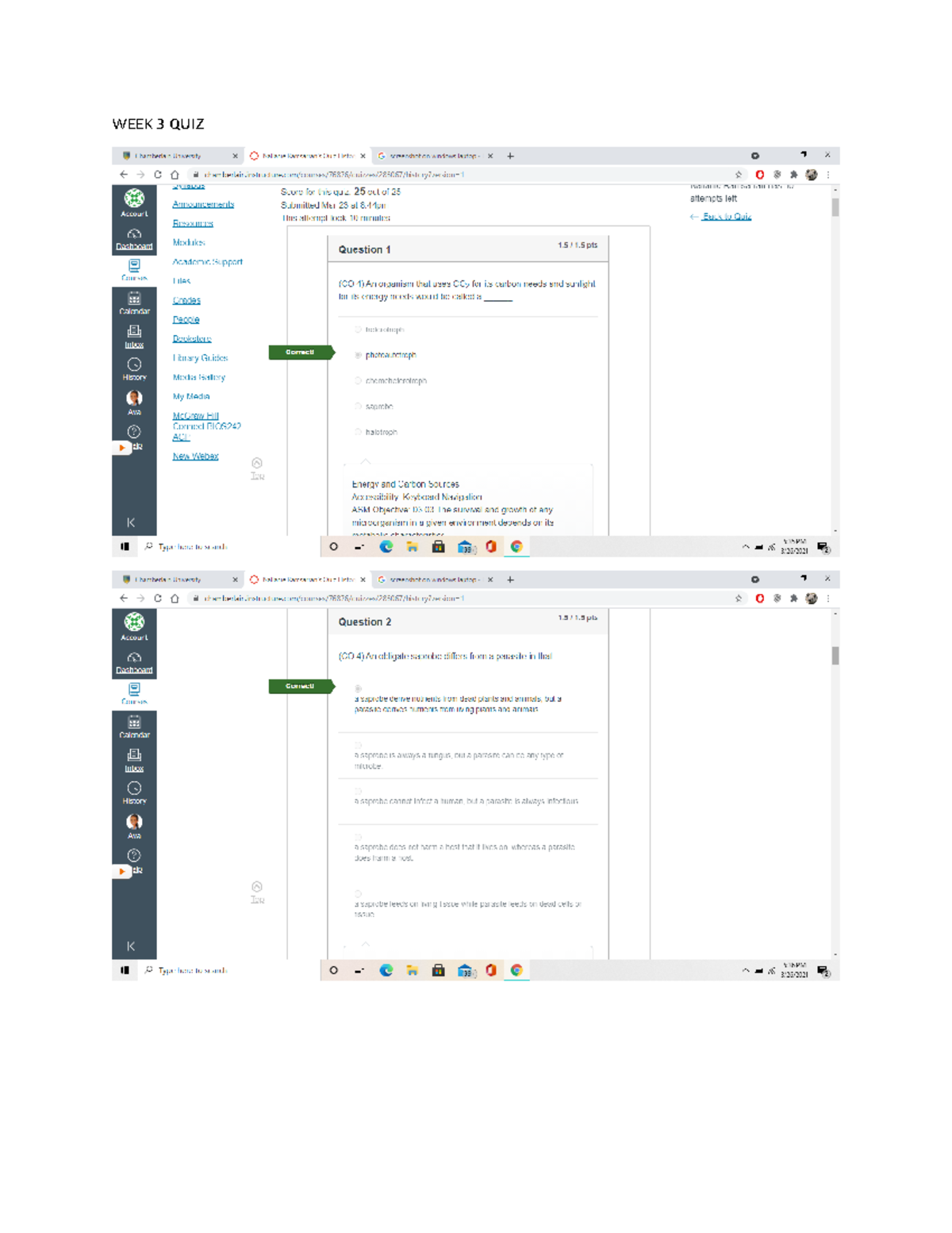 WEEK3 QUIZ Micro - week 3 quiz - BIOS-242 - WEEK 3 QUIZ - Studocu