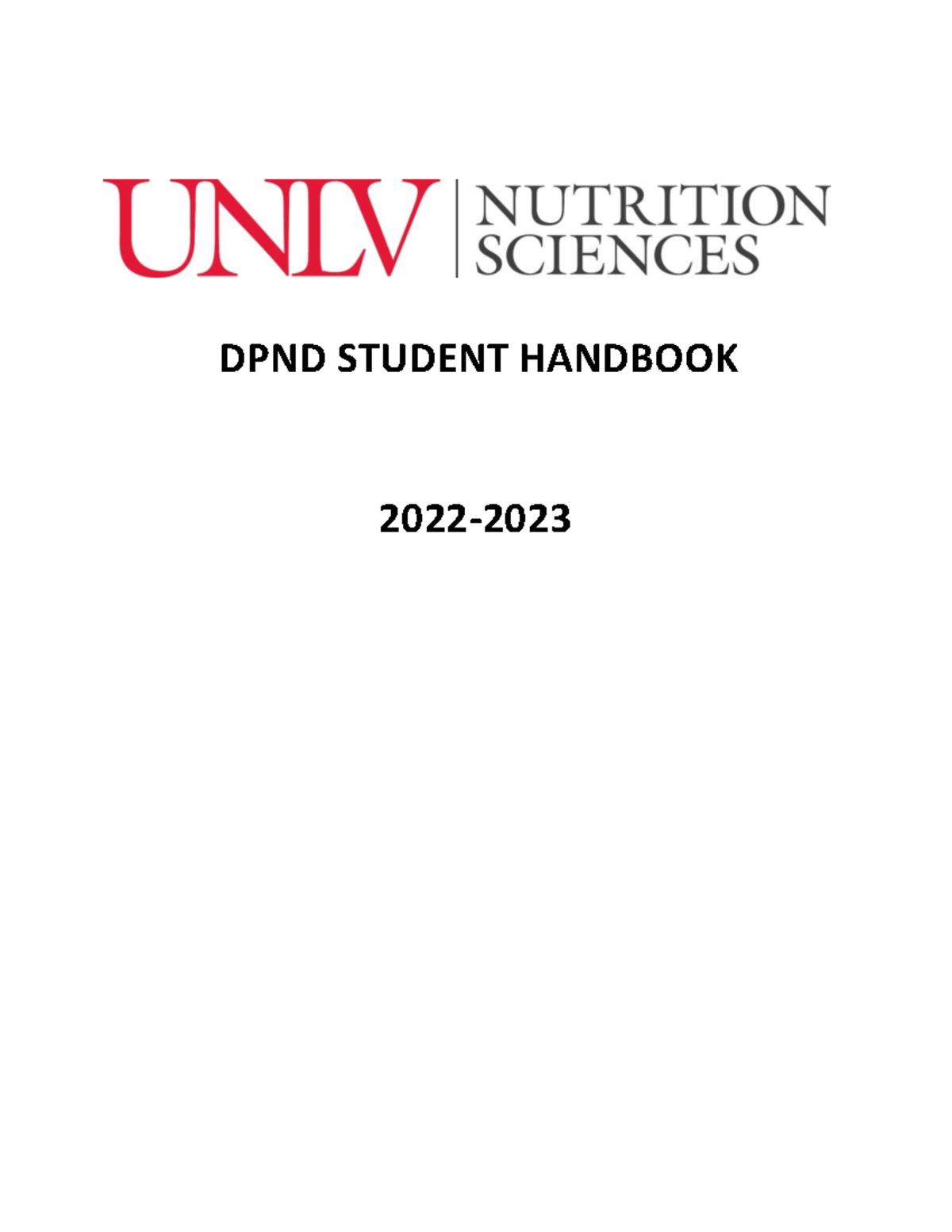 DPND Student Handbook 2022 2023 - DPND STUDENT HANDBOOK 2022 ...