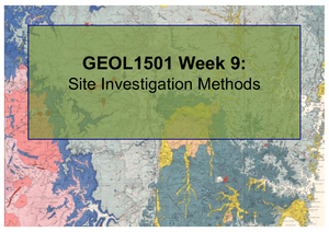 Geology Summary - Geology Summary Sedimentary processes: Weathering and ...
