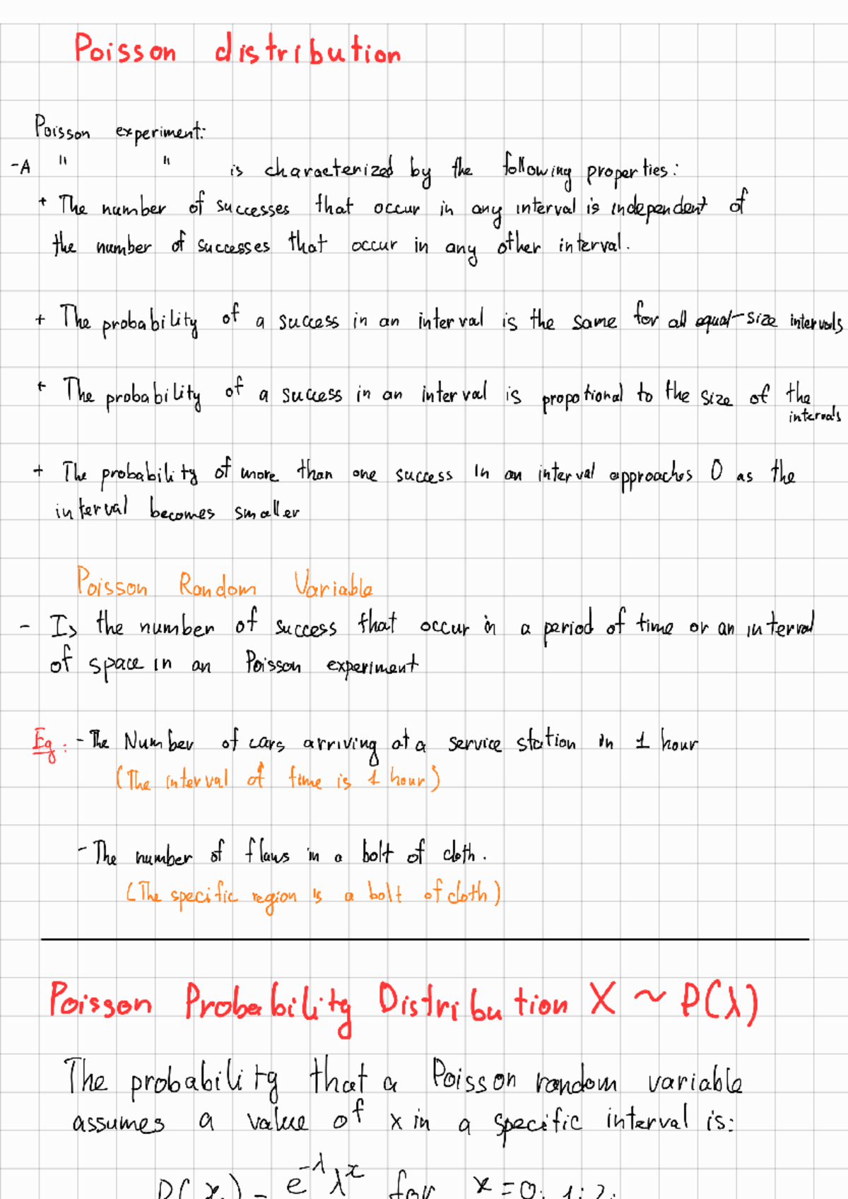 Poisson distribution 240527 135637 - xác suất thống kê - Studocu