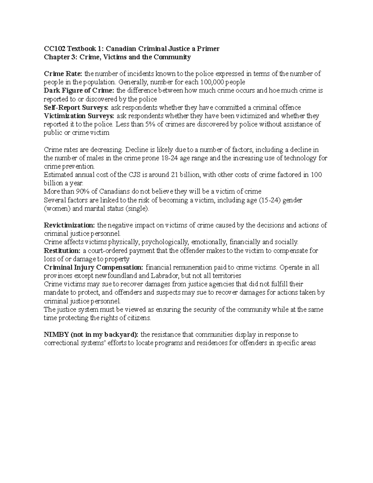 CC102 Textbook 1 Chapter 3 - CC102 - WLU - Studocu