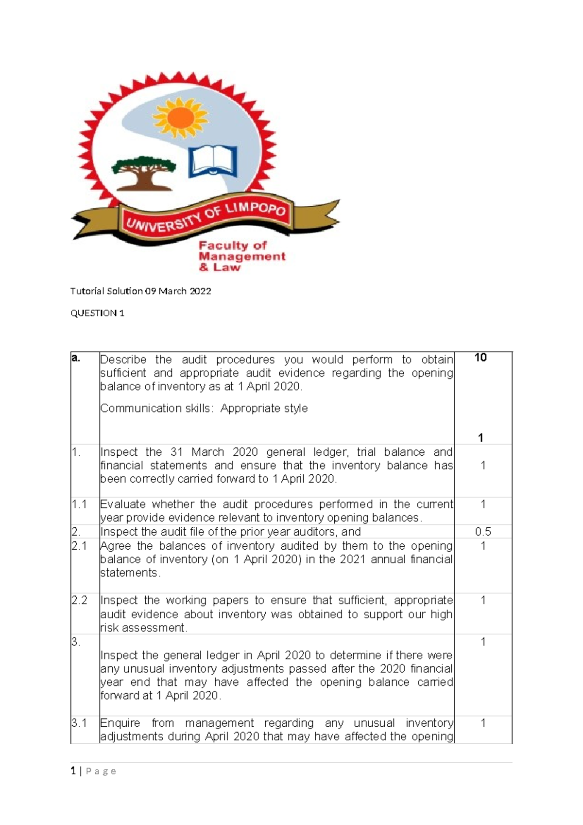 Module 3and4 Tutorial Solution 27 March Tutorial Solution 09 March 2022
