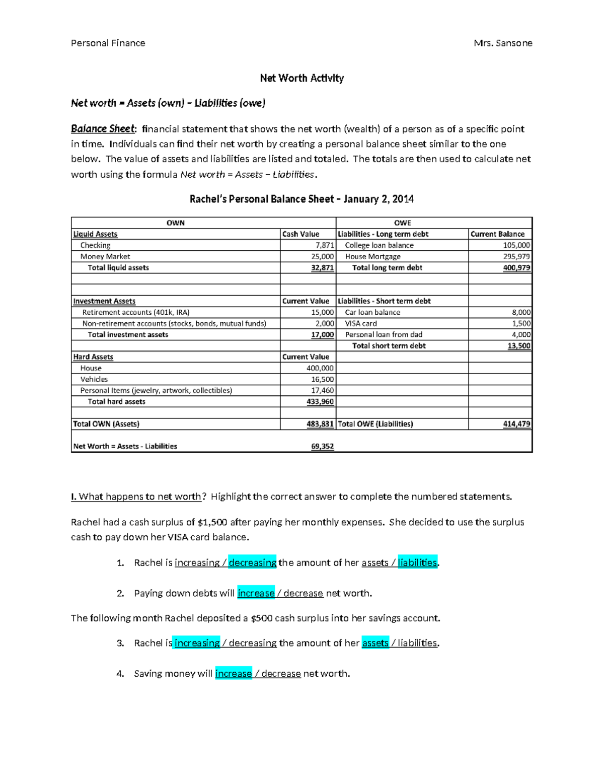 Jefferson Ruano Bonilla - Net Worth Activity - Personal Finance Mrs ...
