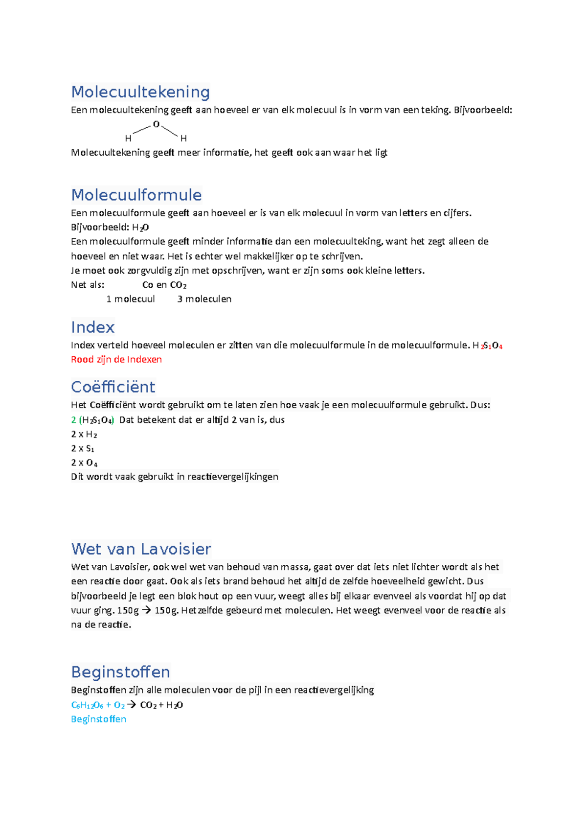 Scheikunde samenvatting Scheidingsmethode + Reactievergelijkingen ...