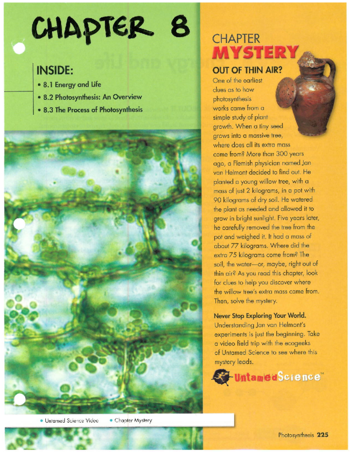 Chapter 8photosynthesis millerlevine - Environmental Science - Studocu