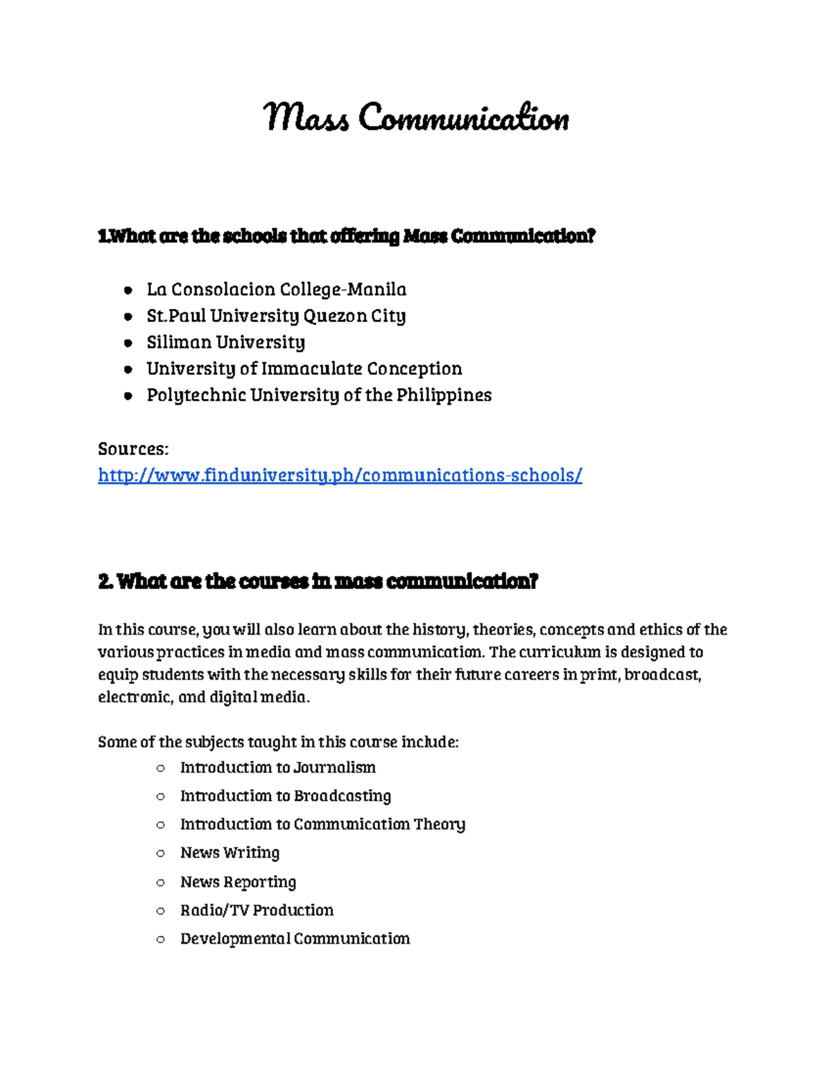 Research Mass Communication Mas Communicatio 1 Are The Schools That research-mass-communication-mas-communicatio-1-are-the-schools-that