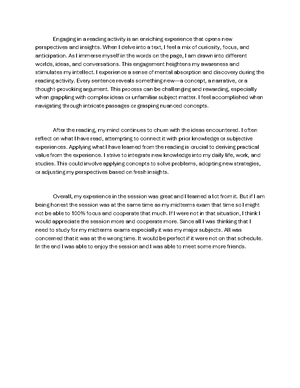 Lecture 1 Writing a Close Analysis and Critical Interpretation of ...