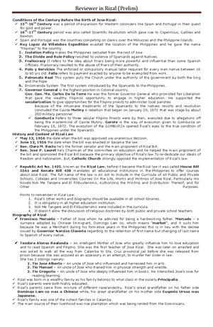 W2 Lesson 2 Development of Filipino Nationalism - Module - LIFE AND WORKS OF JOSE RIZAL Manual ...