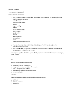 Dynamic Histology Final Exam Notes - Final Revision Anatomy: Dynamic ...