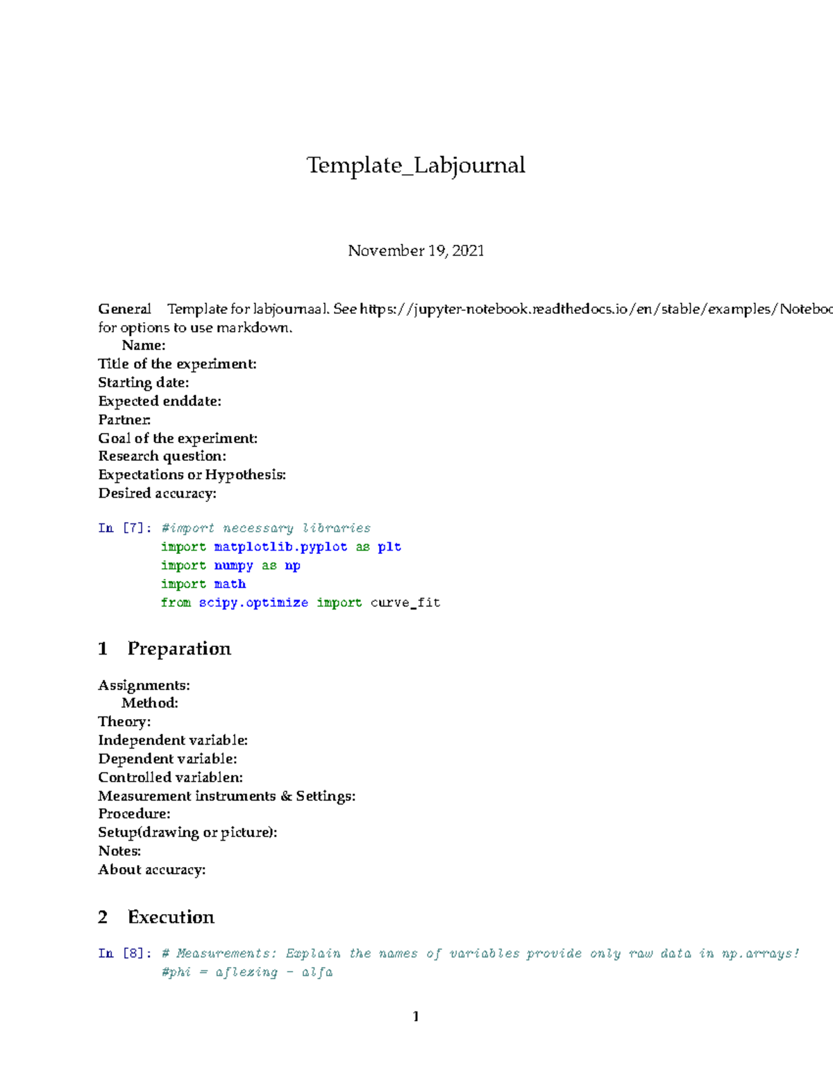 Template Labjournal - ougougo - Template_Labjournal November 19, 2021 ...