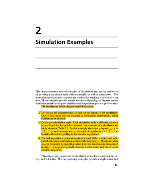 Chap. 2 Simulation Examples - 2 Simulation Examples This chapter ...