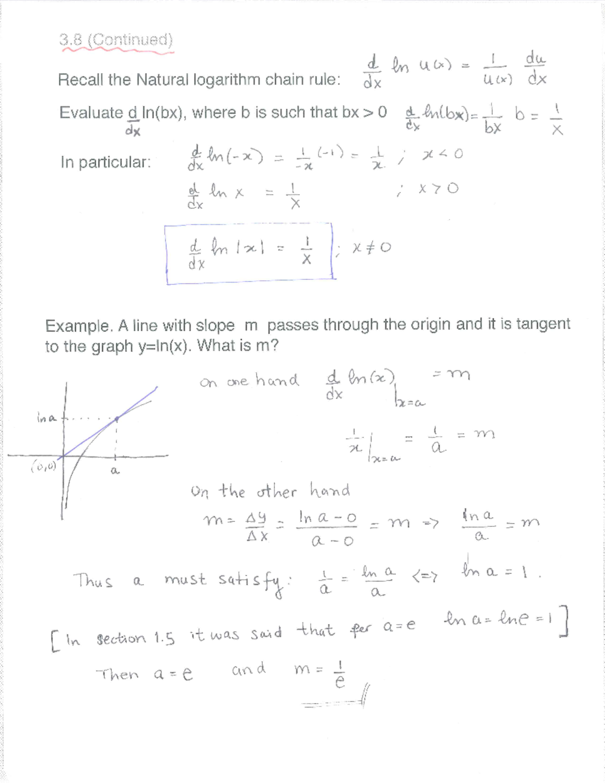 Lecture notes, lecture Chapter 3.8 continued - MATH 165 - Studocu
