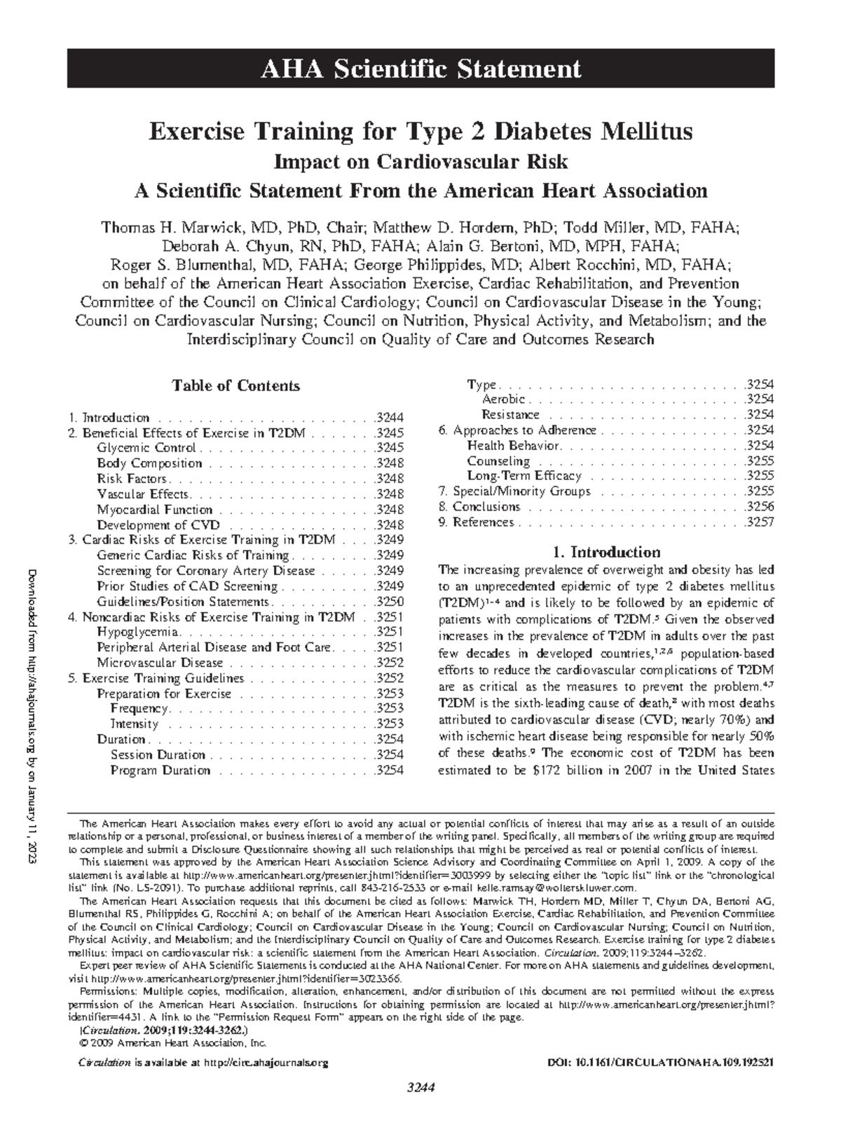 References 2 - sxsxc - Exercise Training for Type 2 Diabetes Mellitus ...