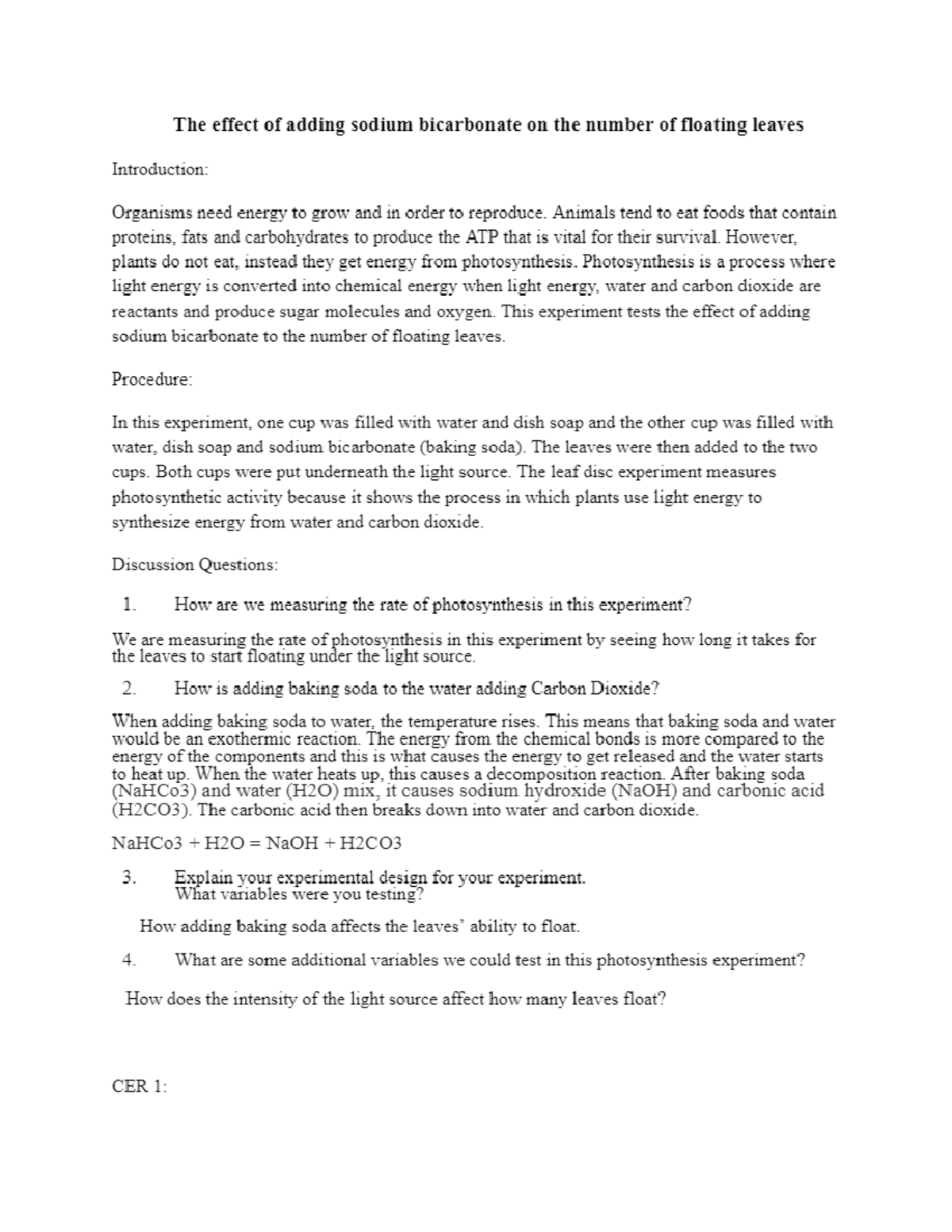 Copy of Lab write up - Google Docs - Studocu