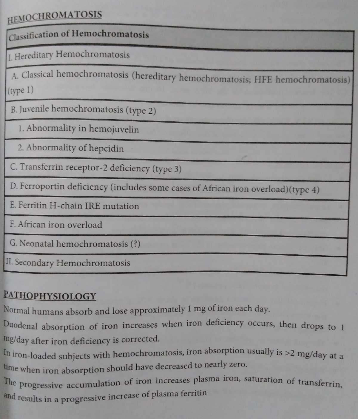 Hemochromatosis (Medical) - Medical Informatics - Studocu