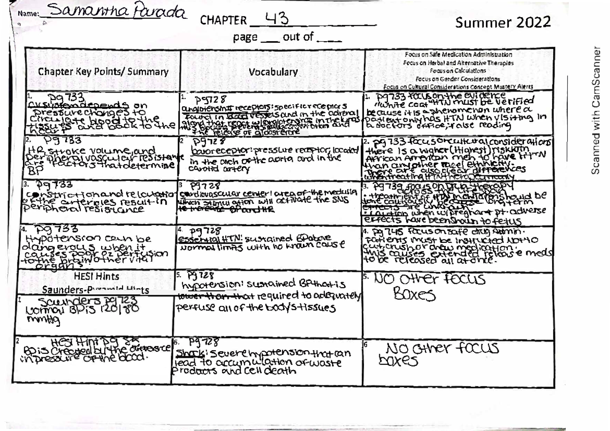4346CS - chapter summary assignments - .Name; SĲĈ栀픀 倀 鄀찀愀开 㬀瘀 CHAPTER ...
