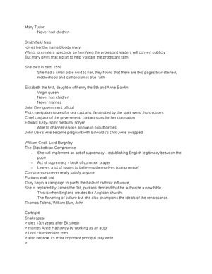 Western Civ 2 Exam 3 - Study notes based on lecture in class ...