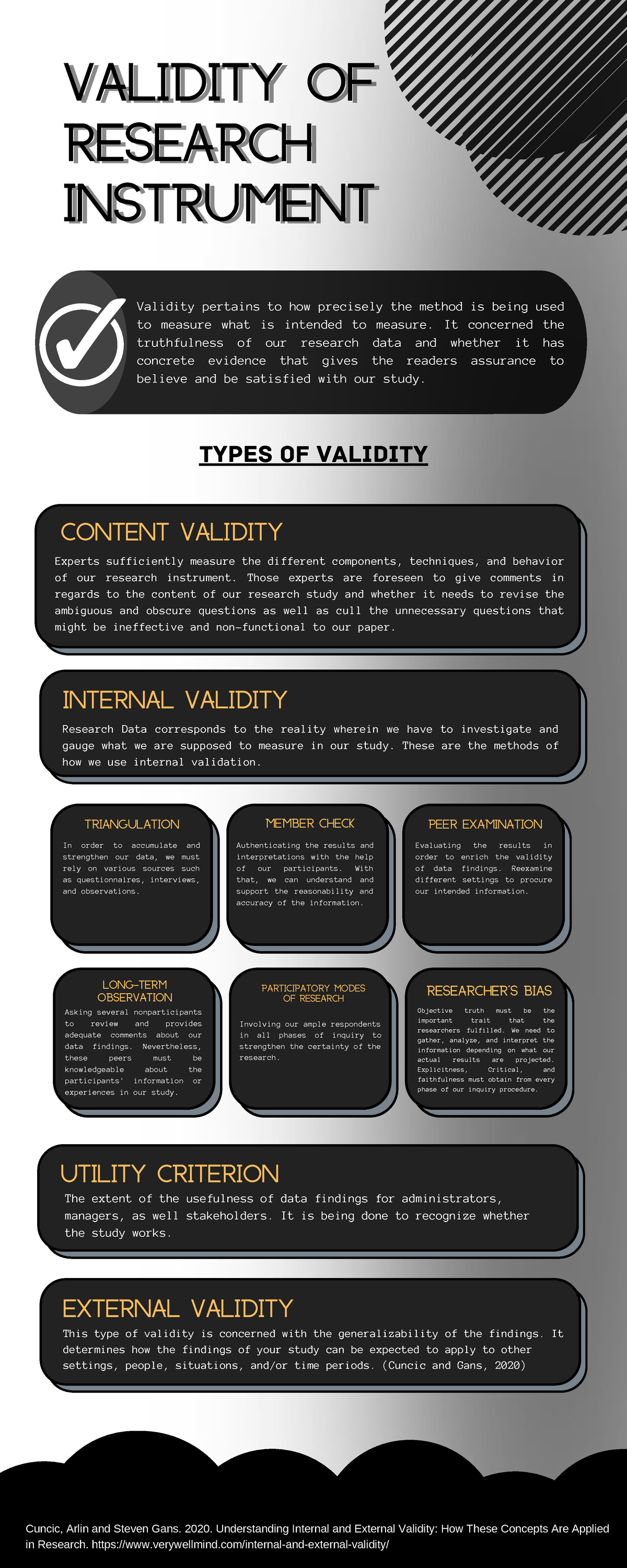 Validity OF Research Instrument - VALIDITY OFVALIDITY OF RESEARCH ...
