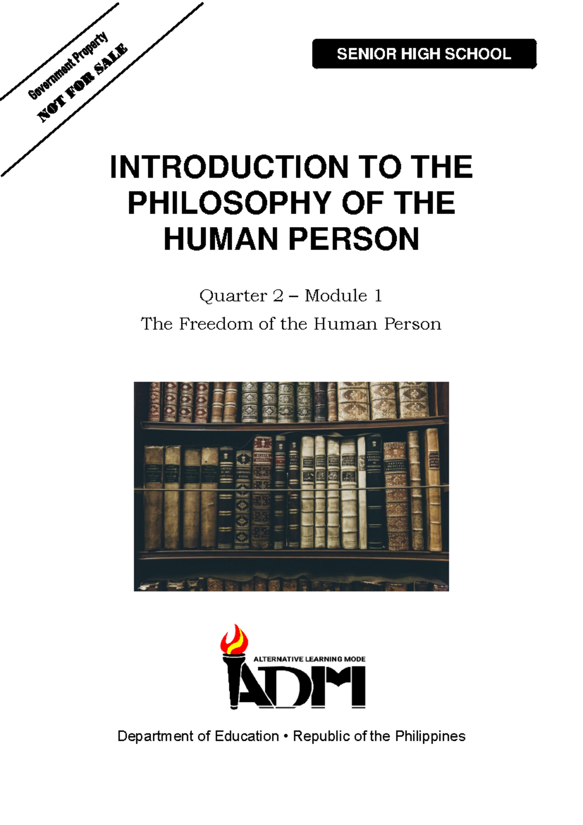 Intro Philo Q2 Mod1 V4 074527 - INTRODUCTION TO THE PHILOSOPHY OF THE ...