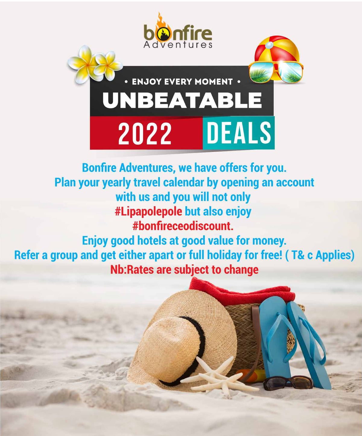 Bonfire Adventures 2022 Packages- Share with friends - Research Project ...