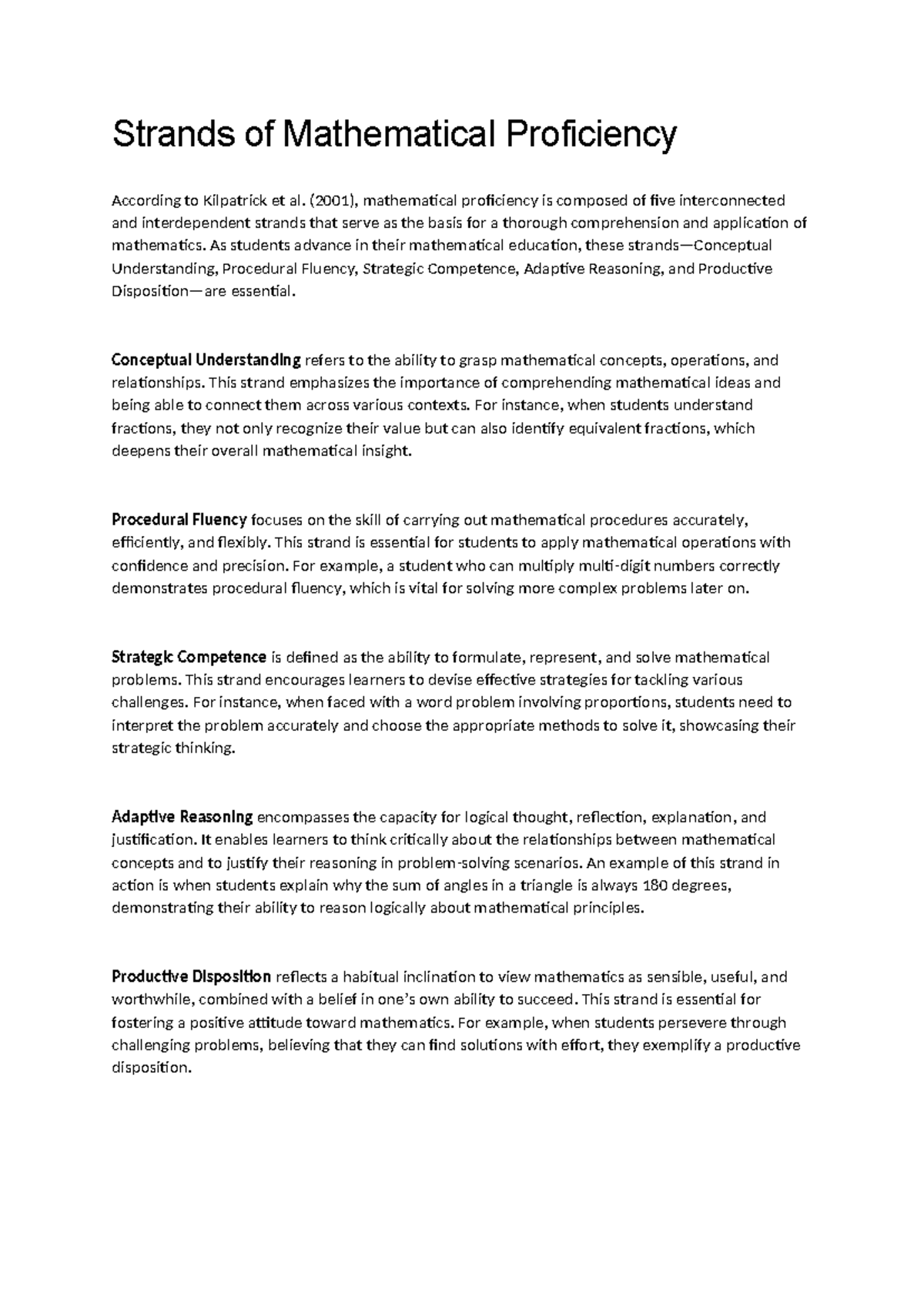 Nthethe Motaung ST10107133 TIMA7312 ICE TASK 3 - Strands of ...