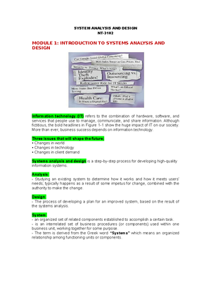 Lecture Notes Information System Projects - How do information systems ...