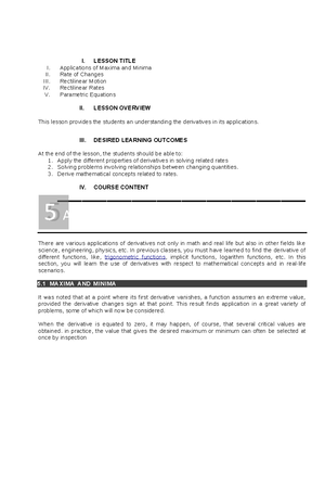 MMW Math-CH4 - Mathematics in Modern World, It gives us a way to ...