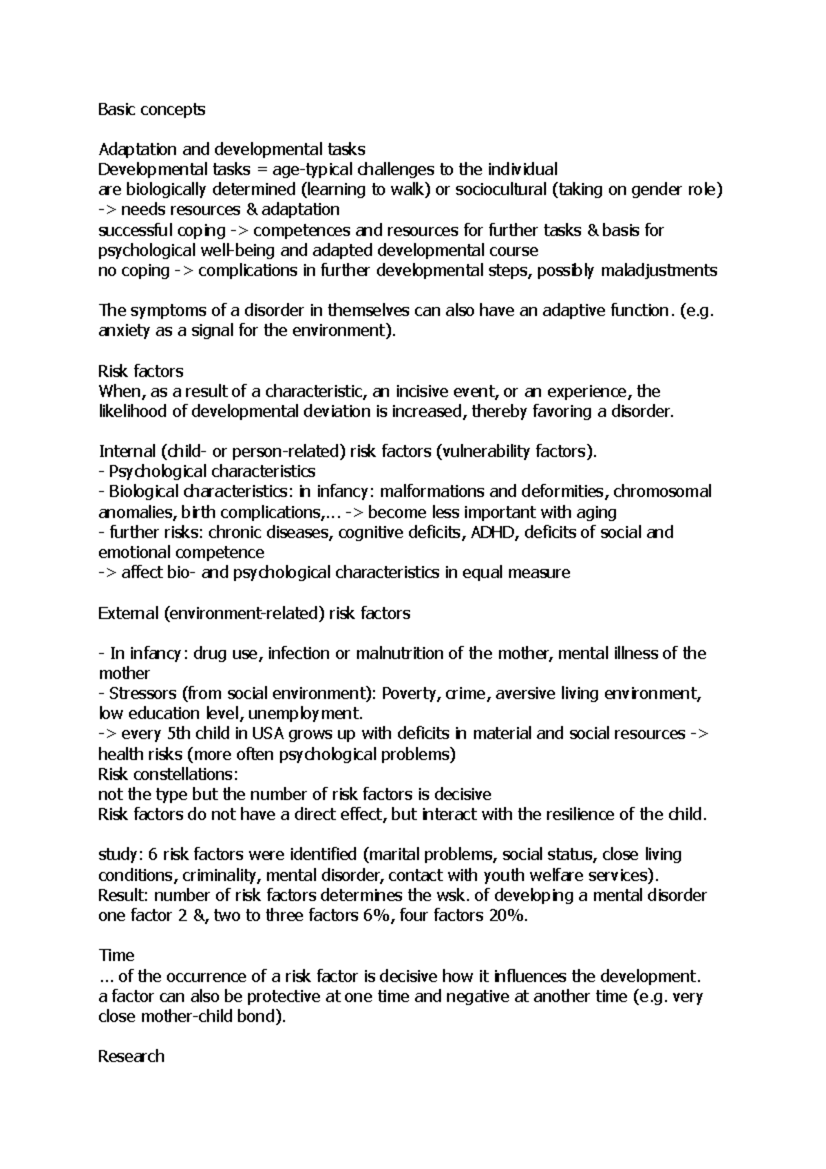 Basic concepts - Personality Psychology - Basic concepts Adaptation and ...