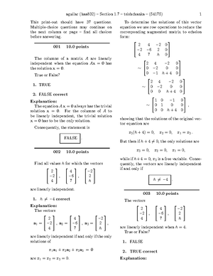 Definition of a matrix and basic matrix operations (addition ...