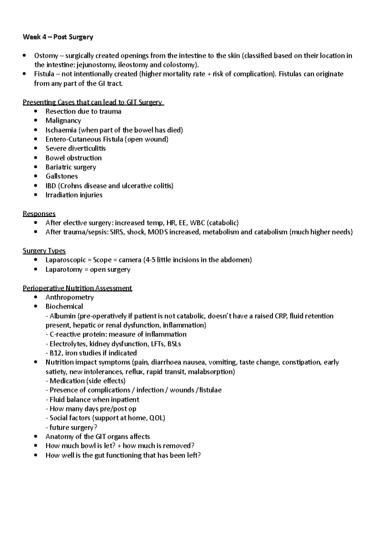 Post Surgery - Week 4 – Post Surgery Ostomy – surgically created ...