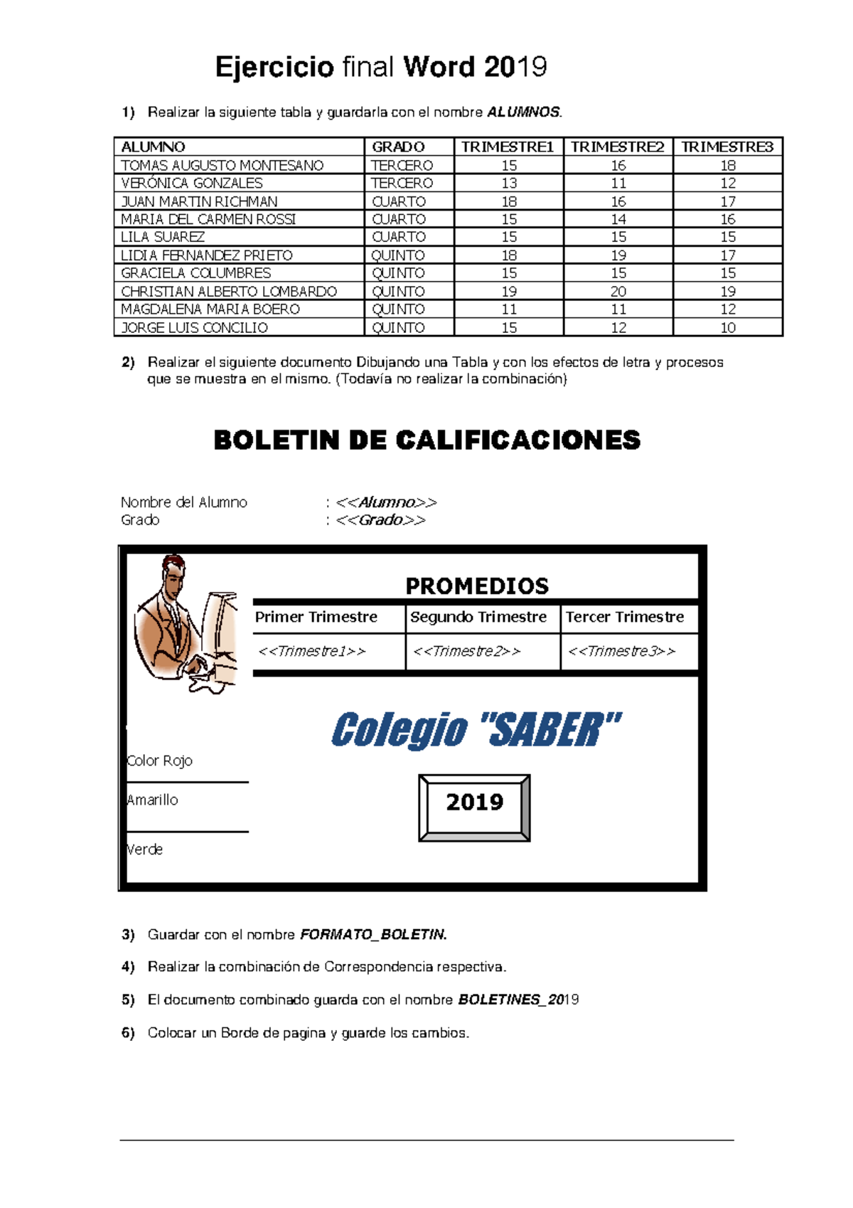 Practica en word - manual de manejo word basado en comandos y ...