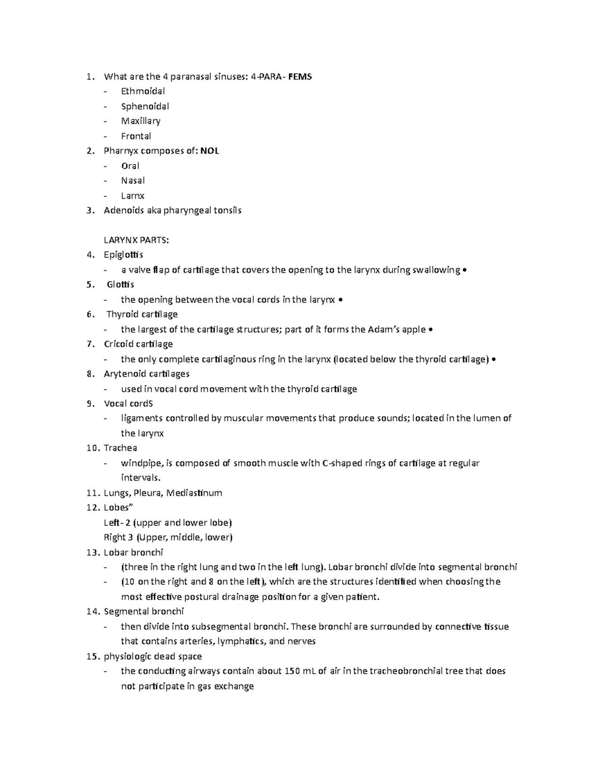 What are the 4 paranasal sinuses - What are the 4 paranasal sinuses: 4 ...
