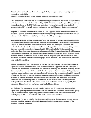 Intro to Ther Ex - general definitions and notes about therapeutic ...