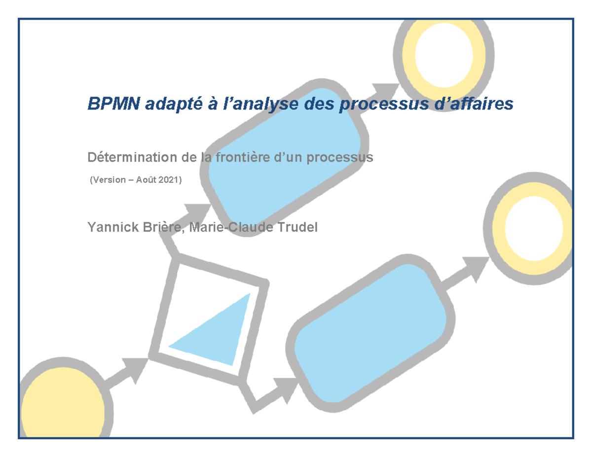 F3.E Détermination de la frontière d un processus v2 - BPMN adapté à l’analyse des processus ...