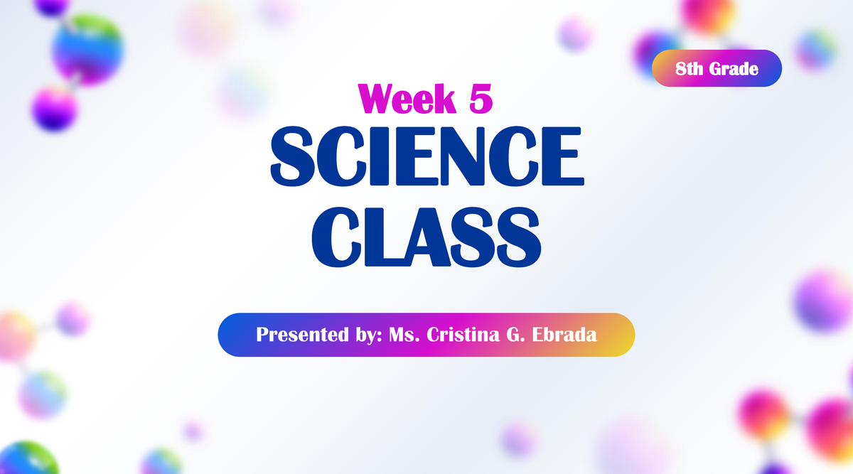 3rd-Quarter-History-of-Atom - Week 5 SCIENCE CLASS 8th Grade Presented ...