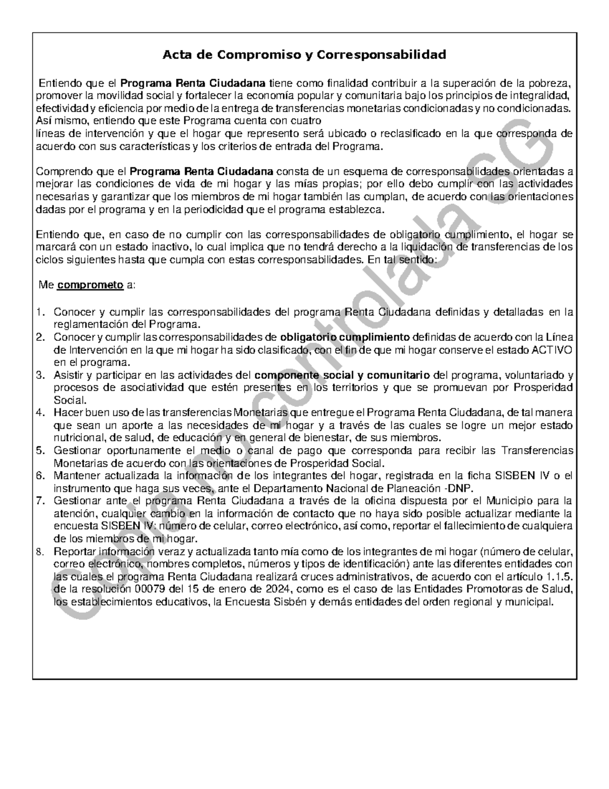Acta De Compromisoy Corresponsabilidad - Acta de Compromiso y Corresponsabilidad Entiendo que el ...
