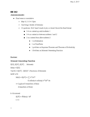 EE342 4.17.17 - Midterm Review - April 17, 2017 EE 342 Announcements ...